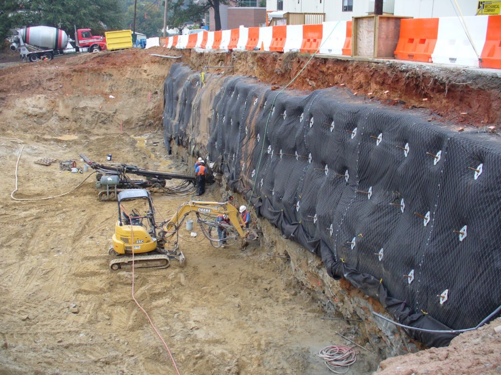 Earth Retention Systems Atlanta GA | Engineered Solutions of Georgia